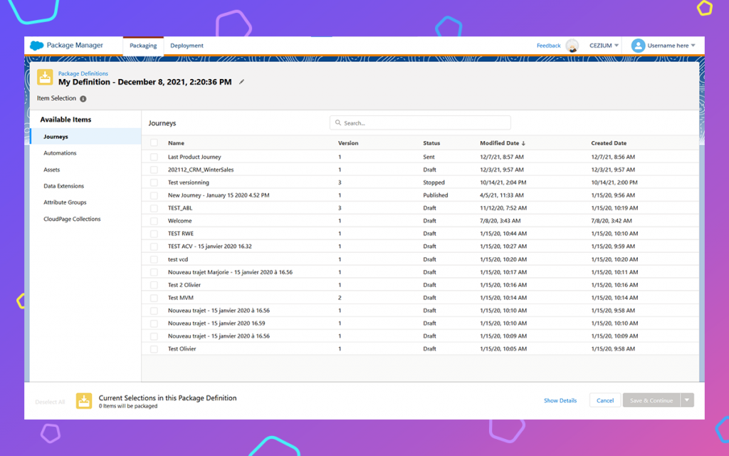 Ask a pro: SFMC Package Manager - cezium